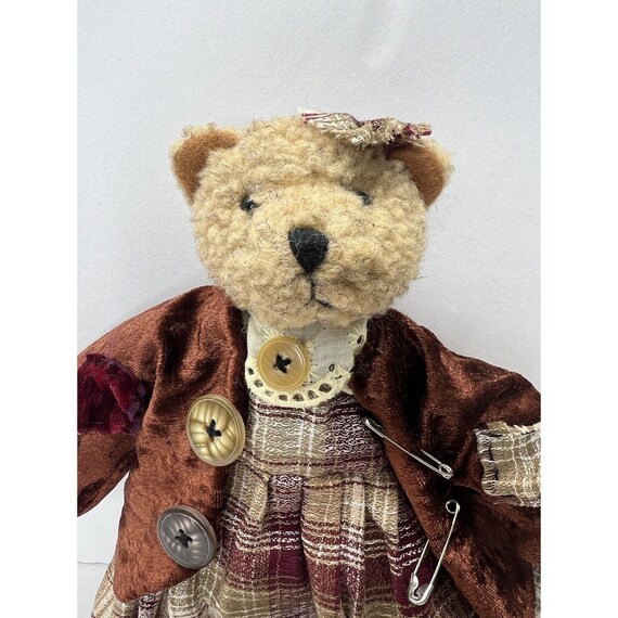 Vintage 1996 Enesco Teddy Tompkins anastasia the Teddy Bear in Dress With Tag Etsy Canada