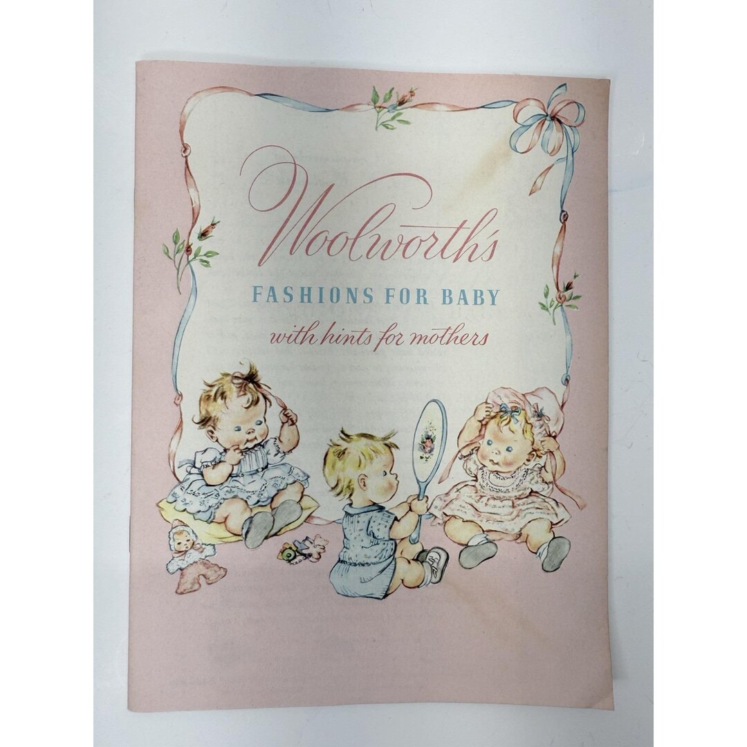 Vintage Woolworths Baby Fashions Pamphlet 1956 Hints for Mothers Retro ...