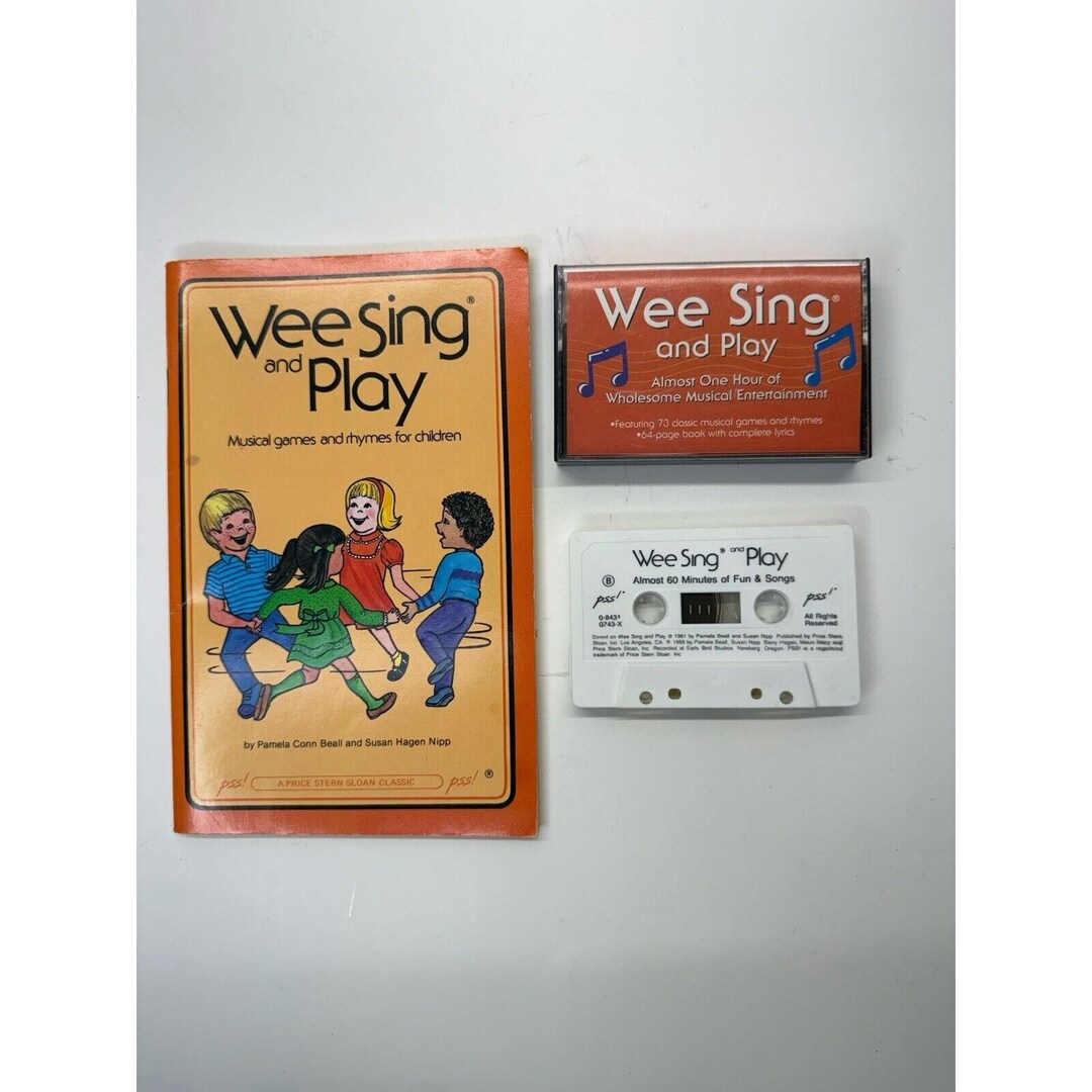 Vtg Wee Sing and Play Musical Games and Rhymes for Children Cassette ...