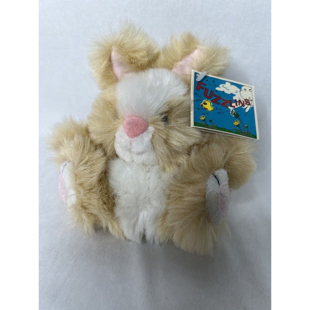 Vintage Fuzzlins Basil Bunny Little Bunny Rabbit Toy Easter Gift ...