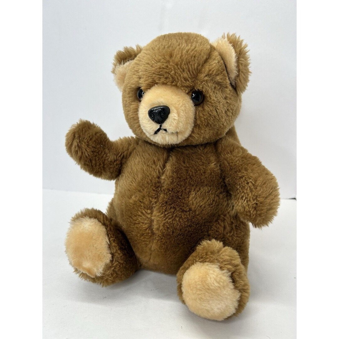 Vintage Roly-poly Pot Belly Brown Teddy Bear Plush California Stuffed ...