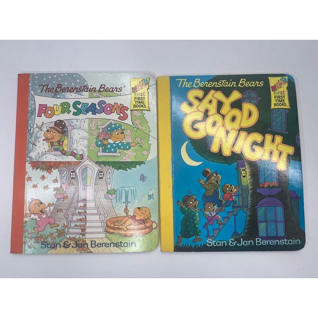 The Berenstain Bears Set of 2 Board Books Say Goodnight and Four ...