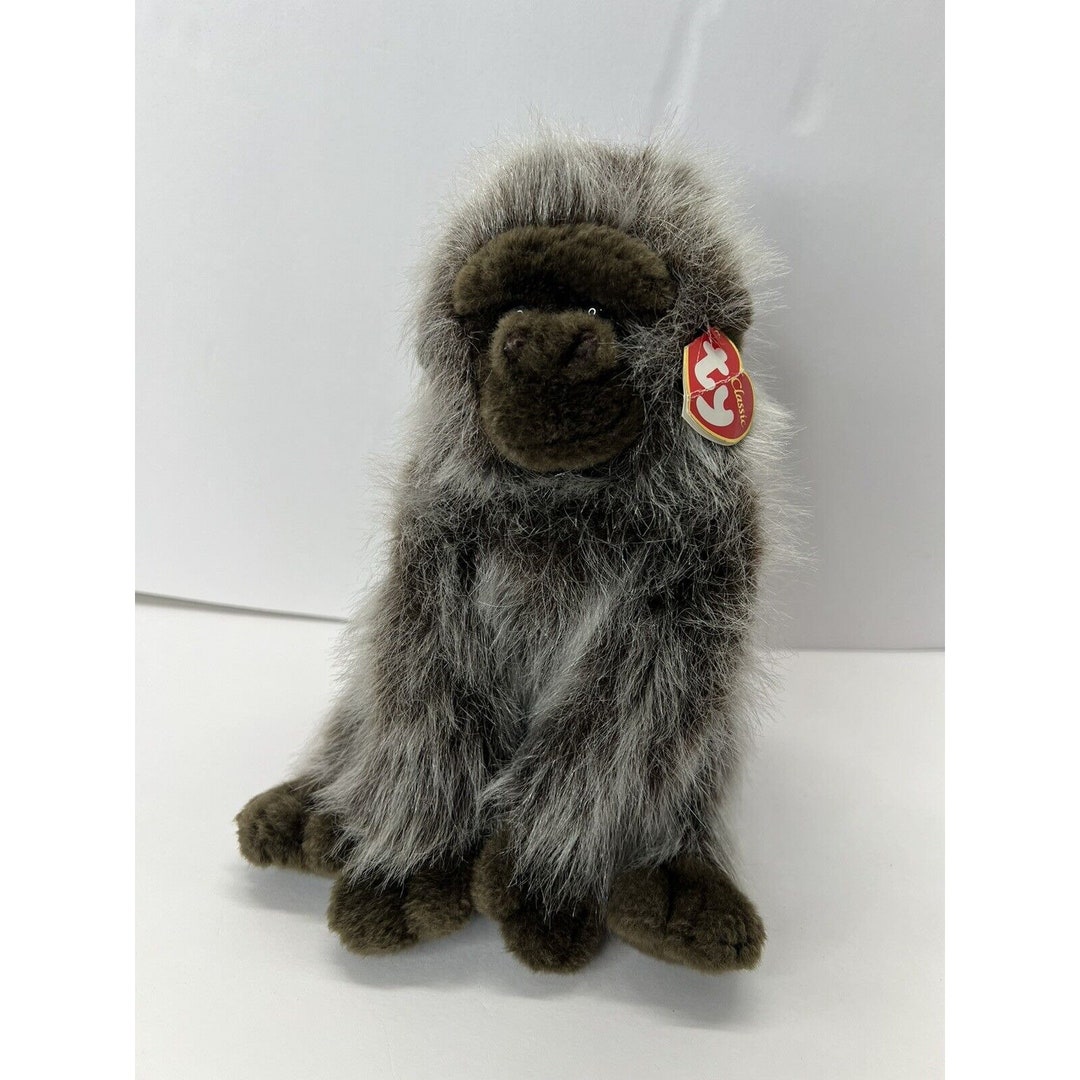Ty Classic Rumbles 10" Plush Gorilla Monkey Stuffed Animal Vintage 2002 ...