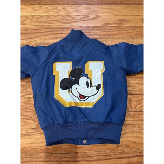 Vintage Chalk Line Mickey Mouse University Blue Bombe… - Gem