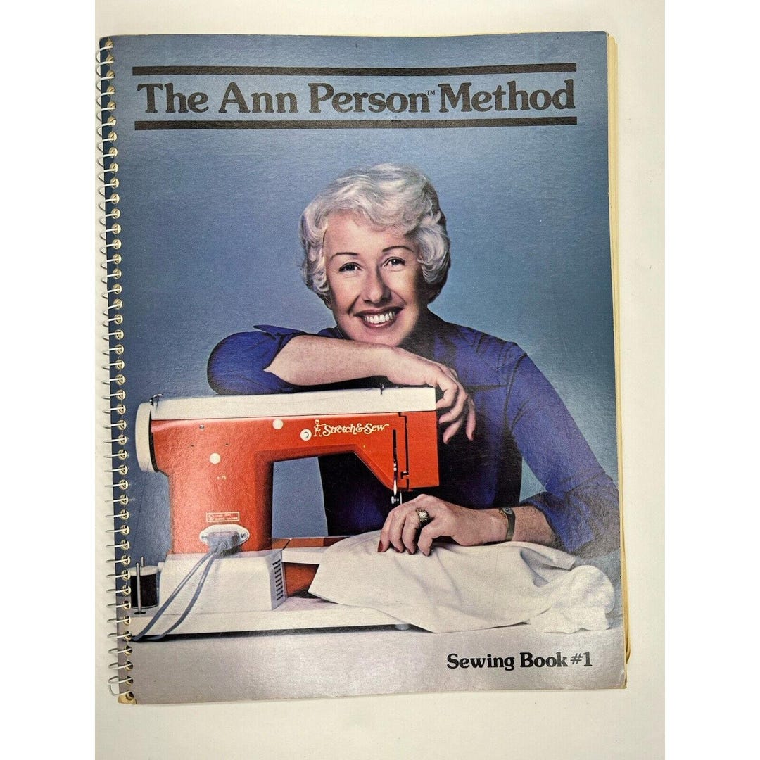 Vintage the Ann Person Method Sewing Book #1 Third Edition Detailed ...
