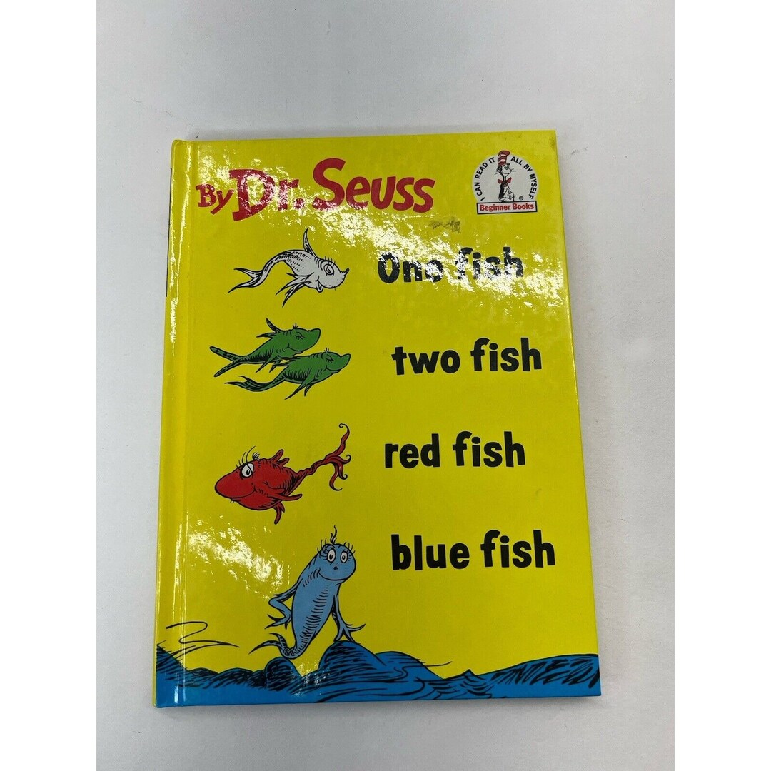 One Fish Two Fish Red Fish Blue Fish by Dr. Seuss Hardcover 1960 ...