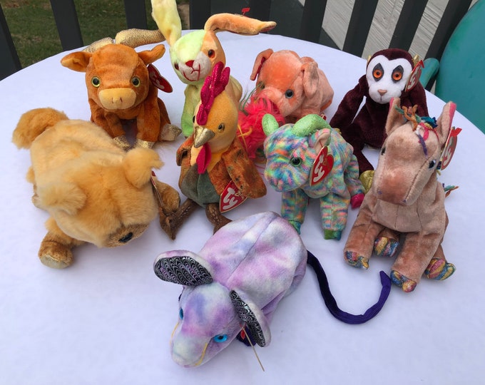 Ty Beanie Babies Choice of Zodiac - Etsy