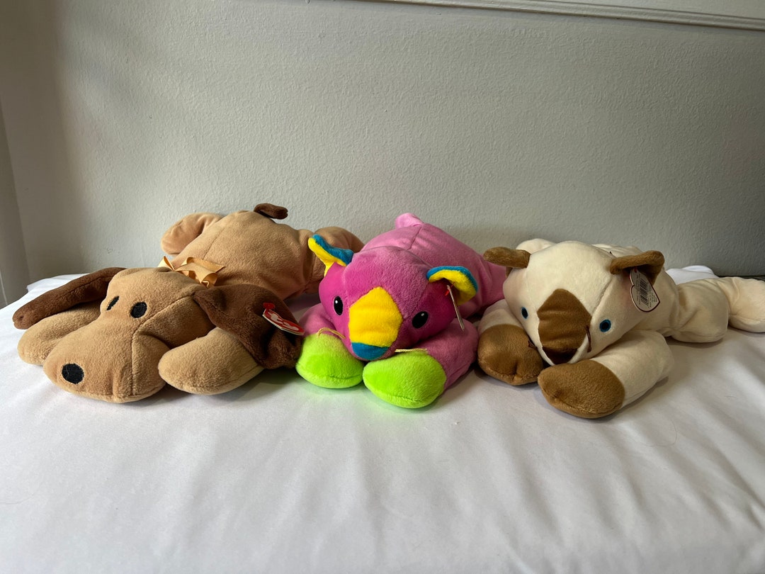 Ty Pillow Pals Choice of Dogs and Cats, Meow, Woof - Etsy