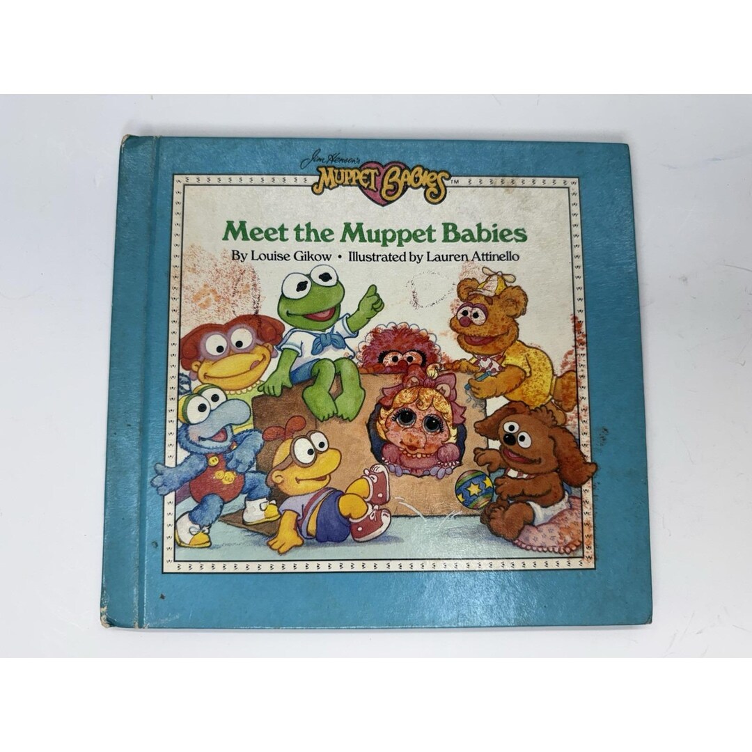 Vintage 1987 Muppet Babies Book, Meet the Muppet Babies, 1980s ...