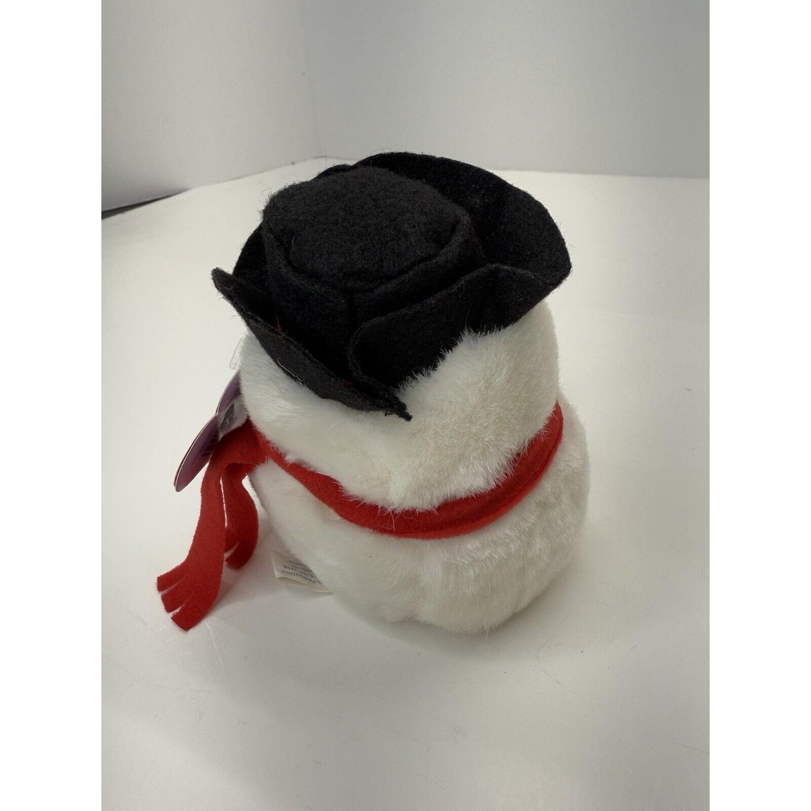 Vintage Puffkins Swibco Flurry Snowman Christmas Xmas Holiday Stuffed ...