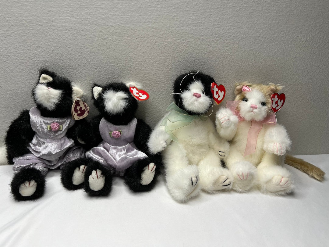 Ty Attic Treasures Choice of Cat Plush, Purrcy, Arlen, Adelaide - Etsy