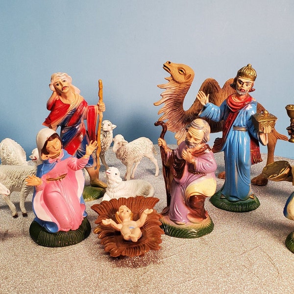 Plastic Nativity - Etsy