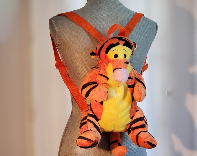 VTG 90s Disney's Plush TIGGER Backpack, Popular and Loved 'winnie-the ...