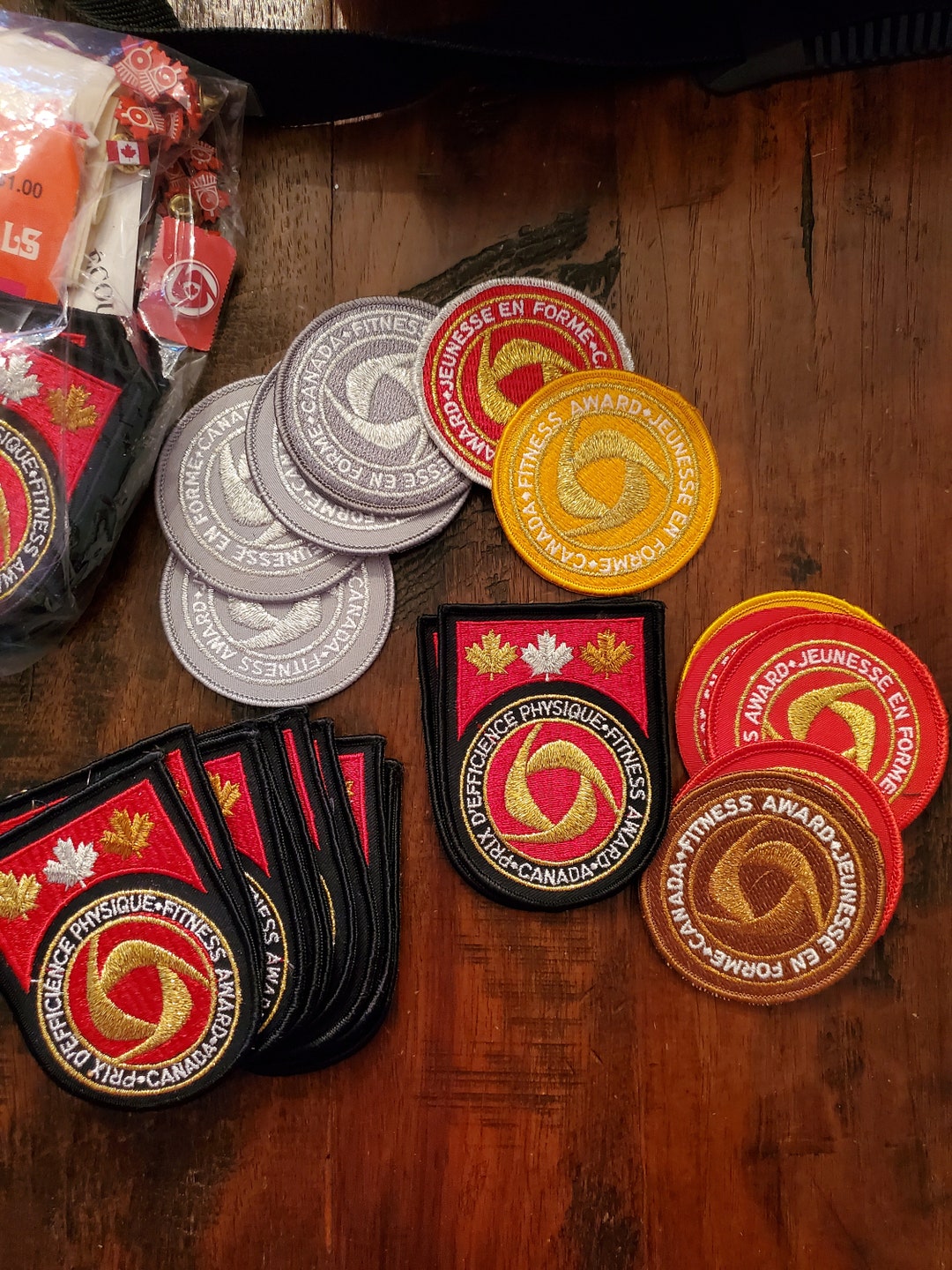 VTG 70-90s Canada Fitness Award Program Badges: Excellence - Etsy