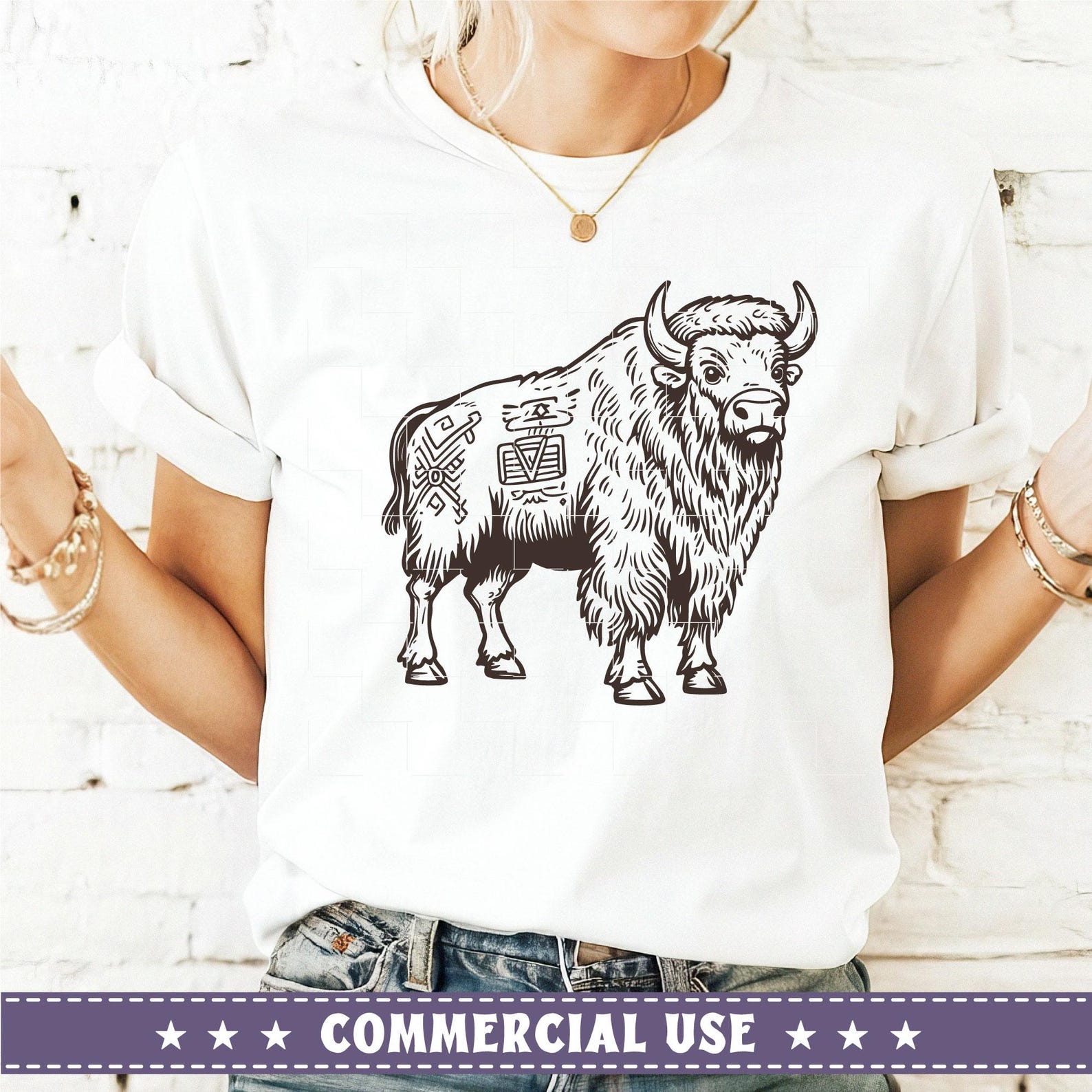 Bison Bundle Svg Png Bundle, Buffalo Svg, American Bison Svg, Animal ...