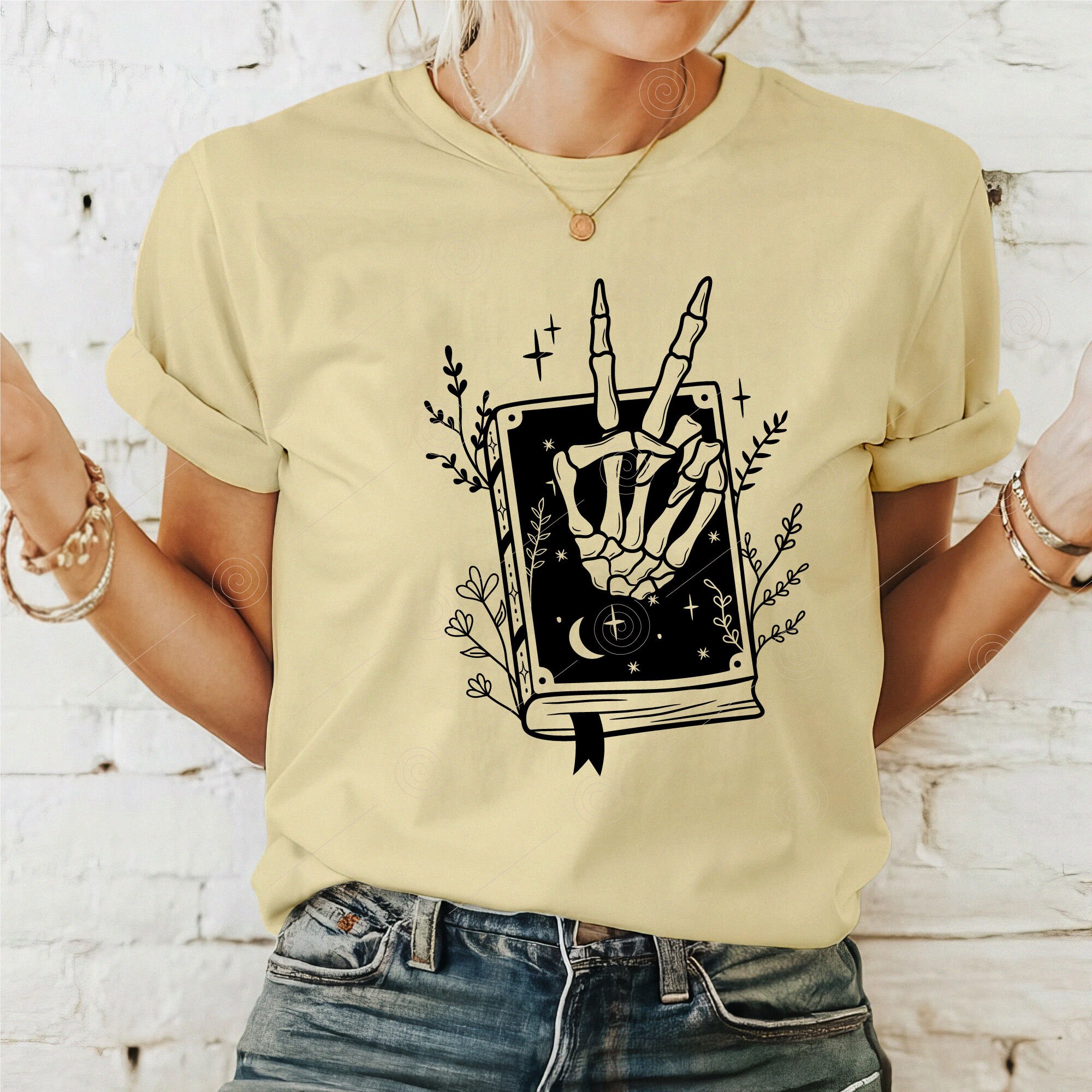 Flowers Book SVG, Books SVG, Reading SVG, Skeleton Hand Svg, Magical ...
