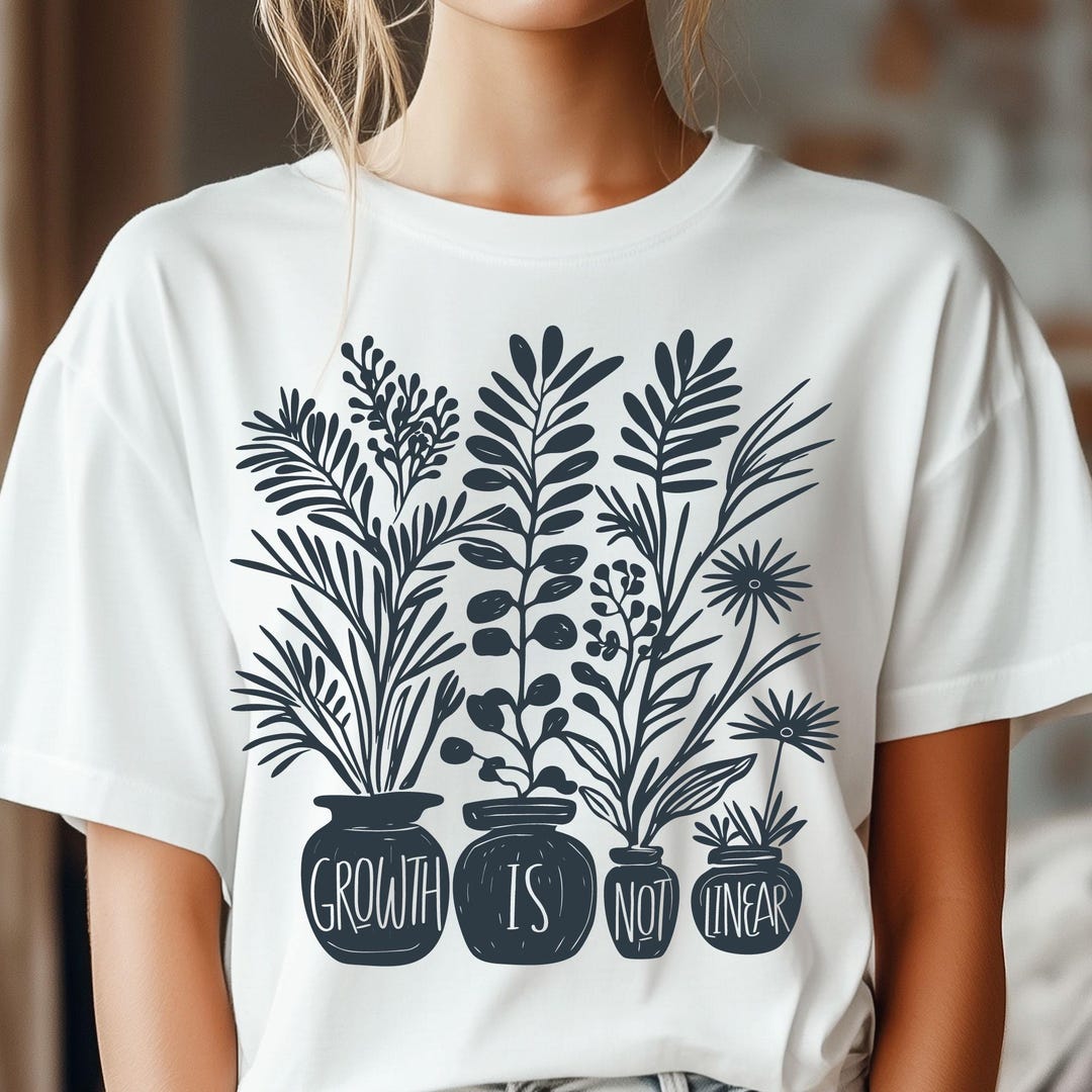 Growth is Not Linear Svg Png, Wildflower Svg, Flower Meadow Svg, Floral ...