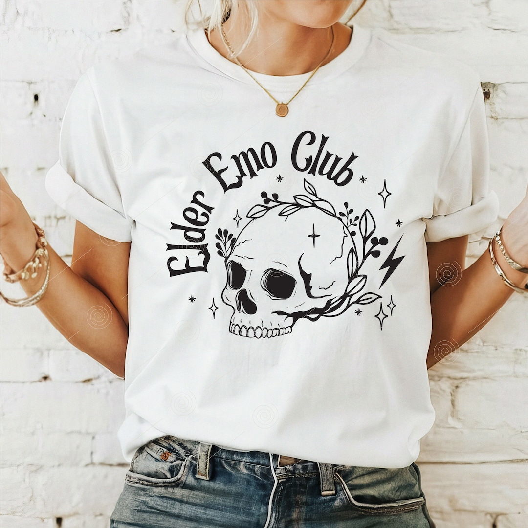 Elder Emo Svg Png, Emo Svg, Elder Emo Club, Dark Humor Svg, It Was ...