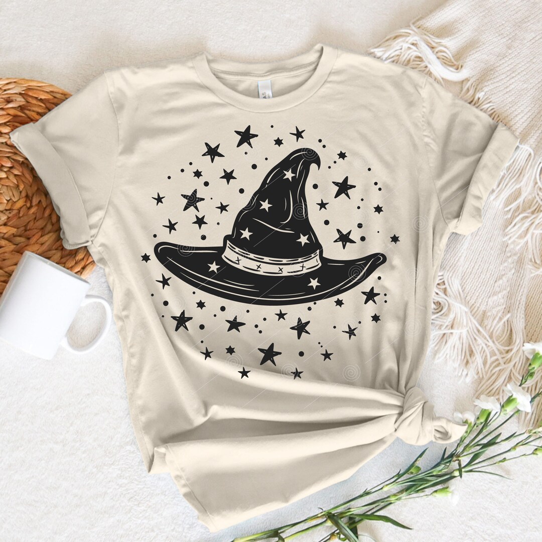 Wizard Hat SVG PNG, Wizard Hat PNG, Magician Hat Cut File, Magic Hat ...