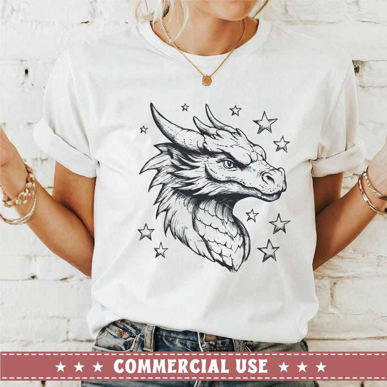 Mythical Dragon Svg Png Bundle, Dragon Svg, Vinatge Dragon Svg, Dragon ...