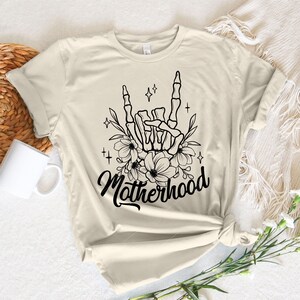 Motherhood Skeleton Hand Svg Png, Motherhood, Funny Motherhood Skull ...