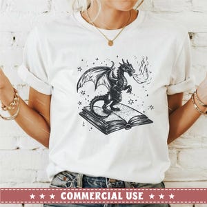 Book Dragon SVG PNG Bundle, Dragon Svg, Dragon Flying Svg, Dragon ...