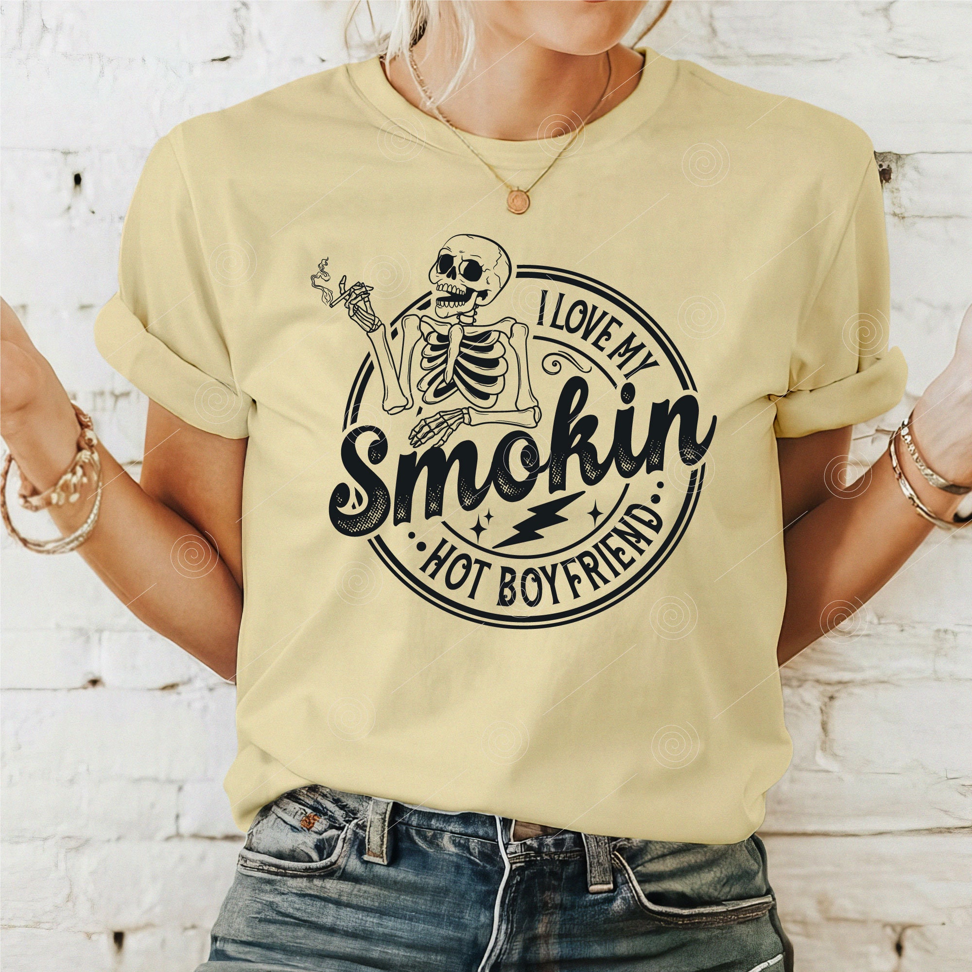 I Love My Smokin' Hot Boyfriend SVG PNG, Adult Humor Svg, Funny Quotes ...
