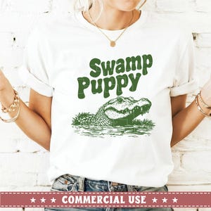 Swamp Puppy SVG, Alligator Svg, Louisiana Clipart, Louisiana Swamp ...