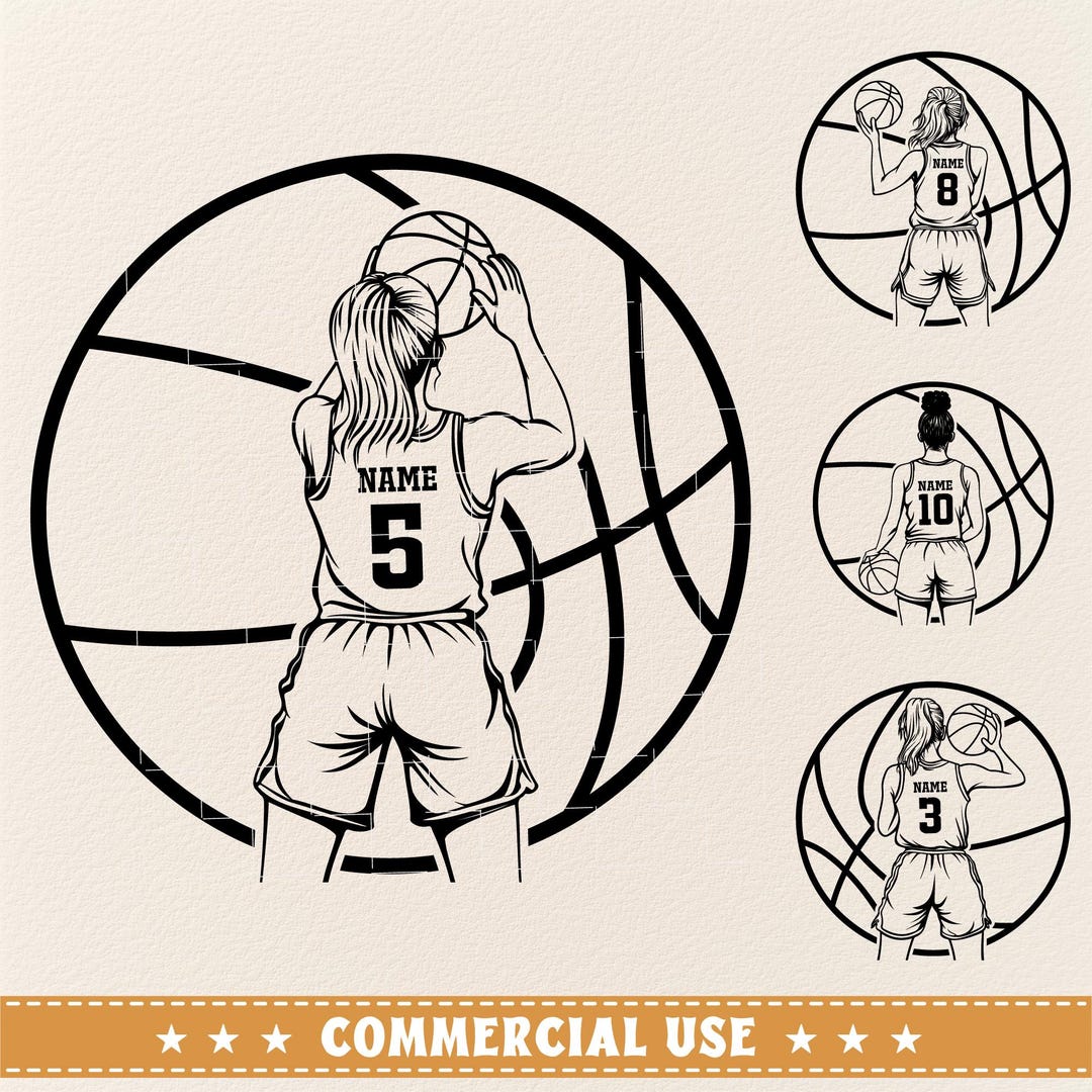 Basketball Name Svg Png, Sports Svg, Basketball Girl Svg, Basketball ...