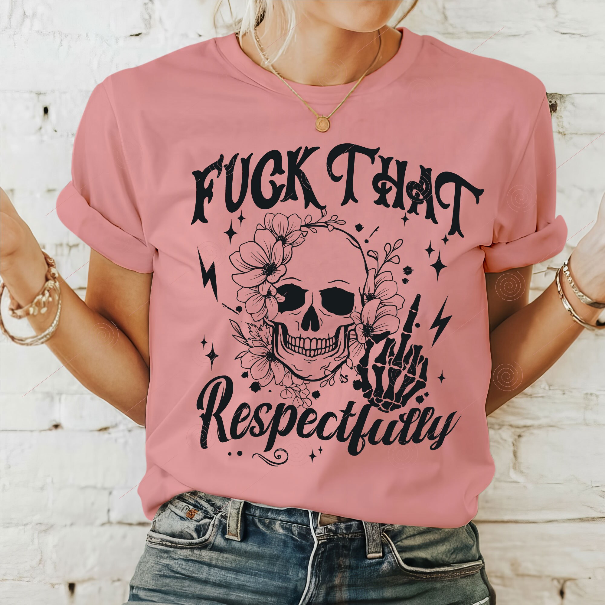 F*ck That Respectfully SVG PNG, Funny Adult Humor Svg, Skeleton Svg ...