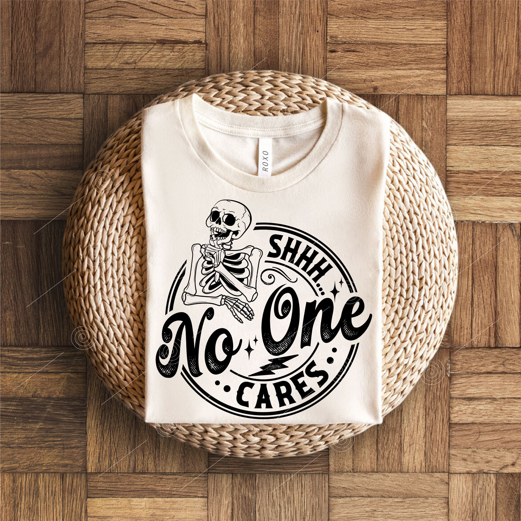 Shh No One Cares SVG PNG, Skull Svg, Skeleton Svg, Floral Skull Svg ...