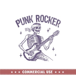 Punk Rocker Svg, Rocker Skull Svg, Punk Rock Skull Svg, Punk Rock Svg ...