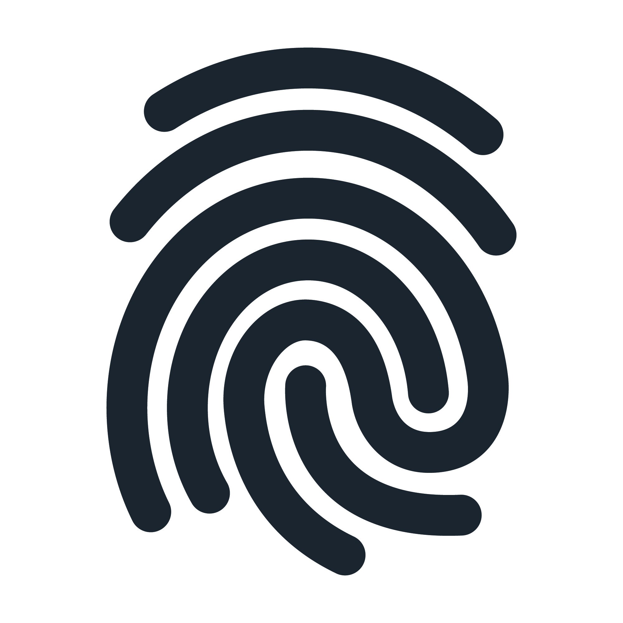 Fingerprint Icon PNG and SVG Transparent Background for - Etsy Australia
