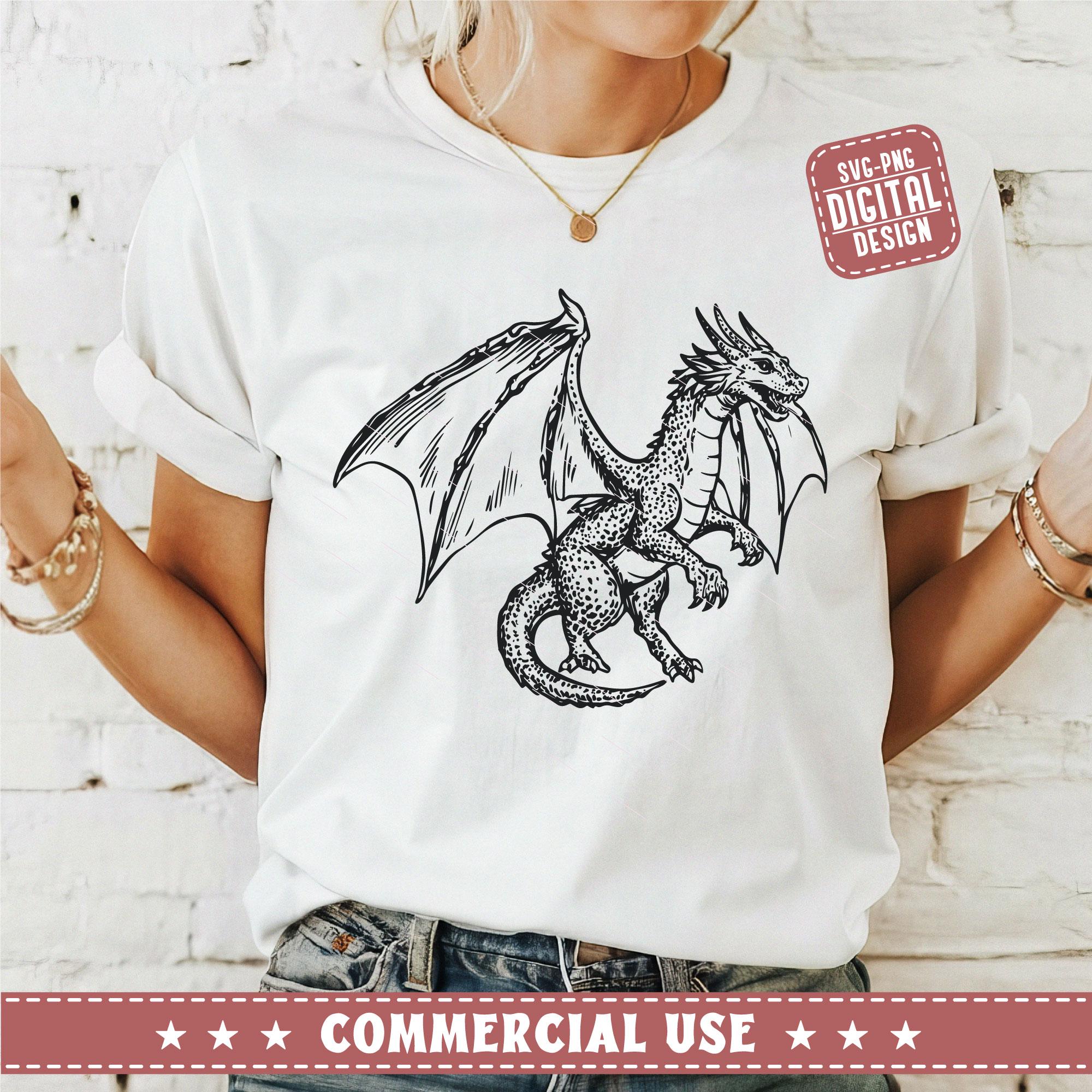 Leopard Spotted Dragon Svg Png, Dragon Svg, Vinatge Dragon Svg, Dragon ...