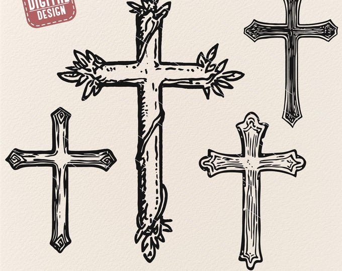 Cruz SVG, Cruz cristiana SVG, Svg católico, Silueta de cruz, Cricut de ...