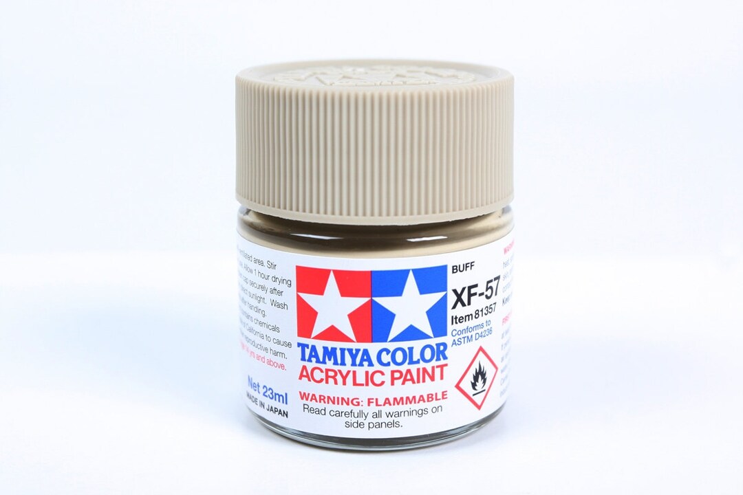 Tamiya Acrylic XF-57 Buff 23ml Bottle of Paint 81357 - Etsy