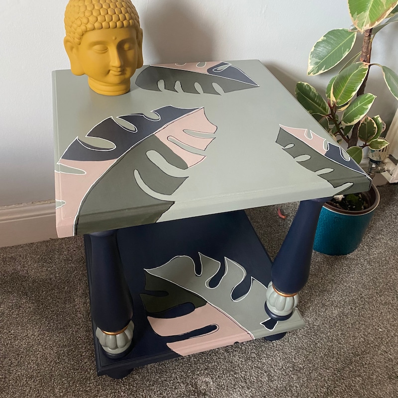 Upcycled Side Table - Etsy UK