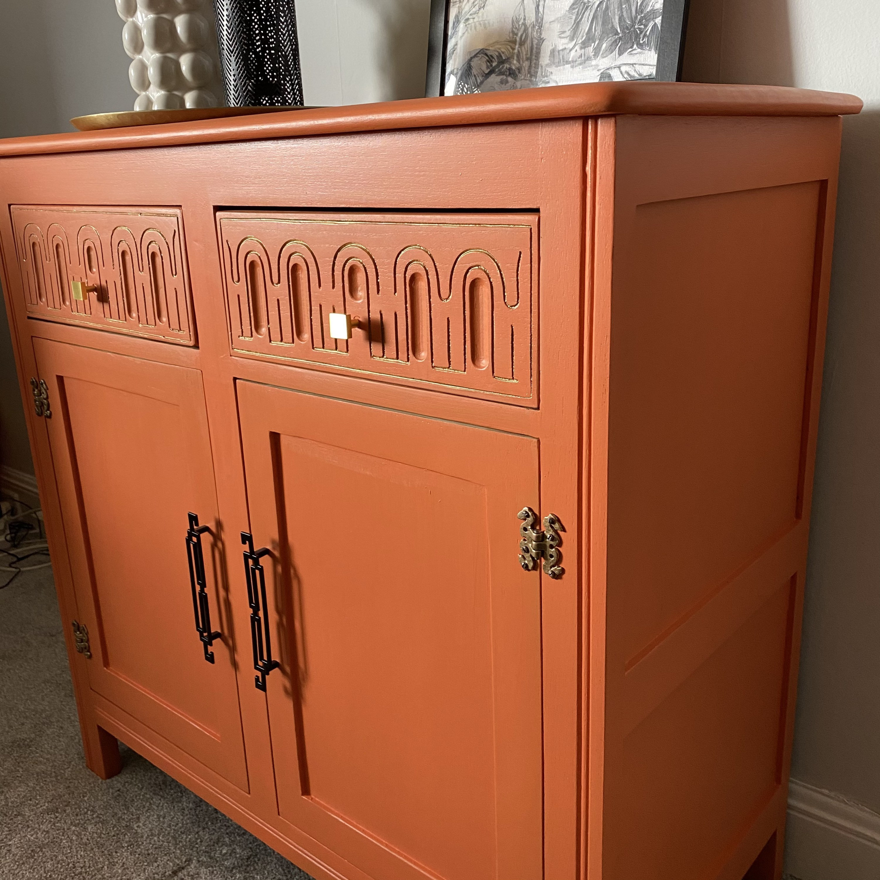 SOLD X SOLD X SOLD Bold Upcycled Statement Sideboard Cabinet - Etsy UK