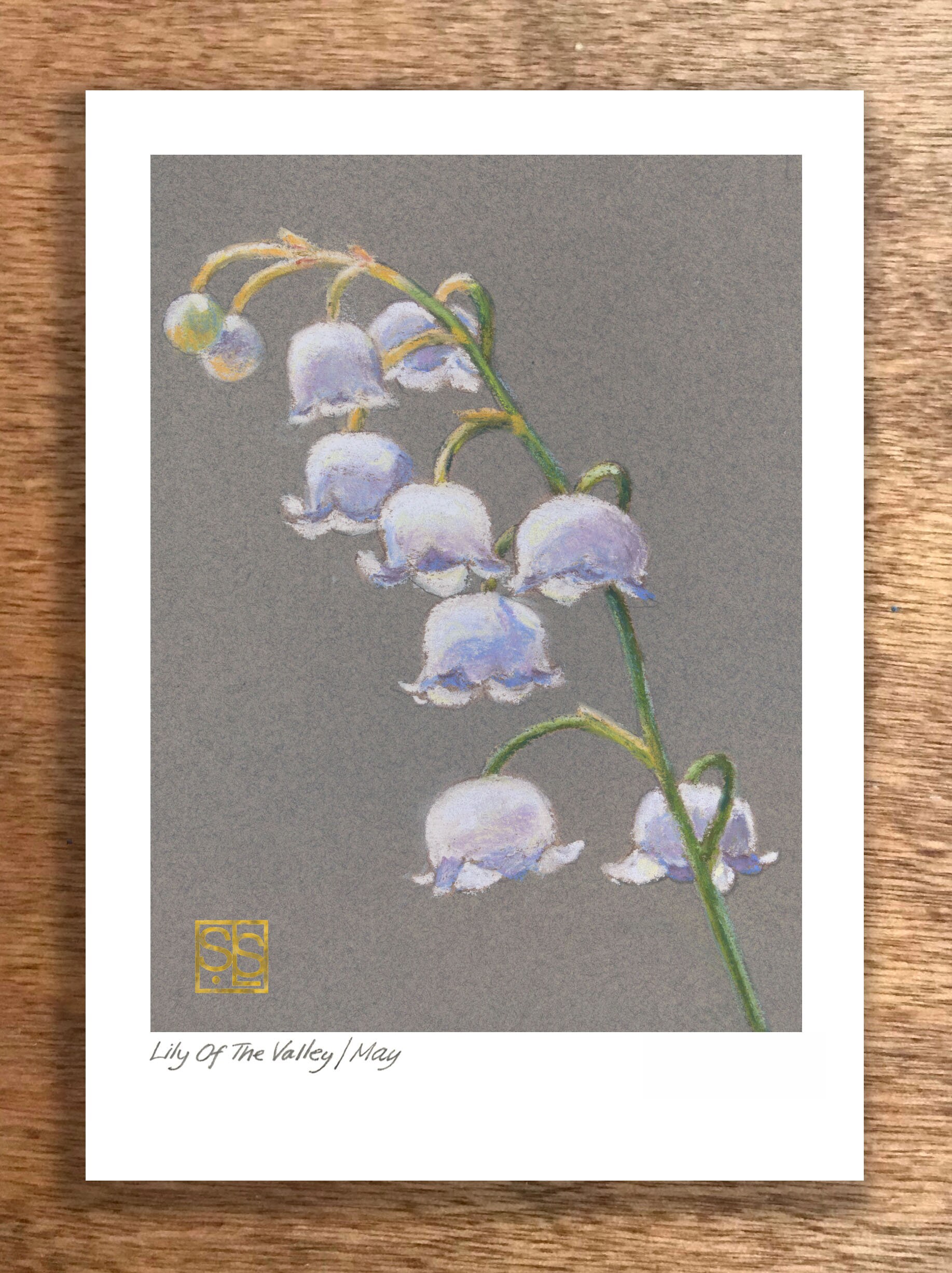 Lily of the Valley Card May Birth Month Flower From Original - Etsy