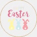 Happy Easter Cross Stitch DIGITAL PATTERN - Etsy