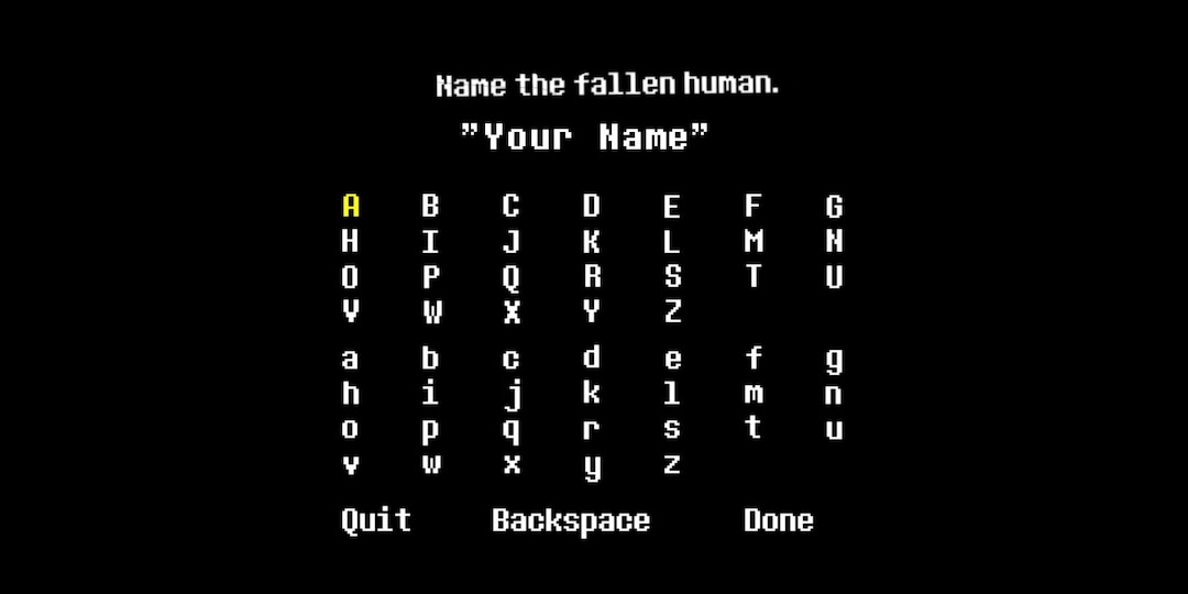 Custome Undertale Fallen Human Print - Etsy