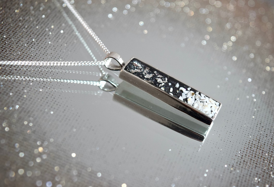 Cremation Ashes & Memorial Necklace | Etsy