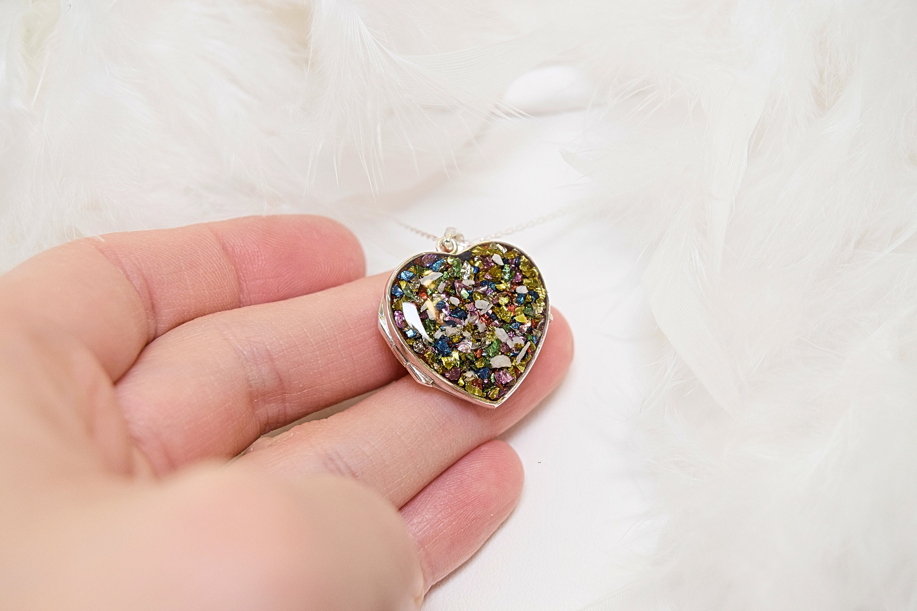 Cremation Ashes & Memorial Locket - Etsy UK