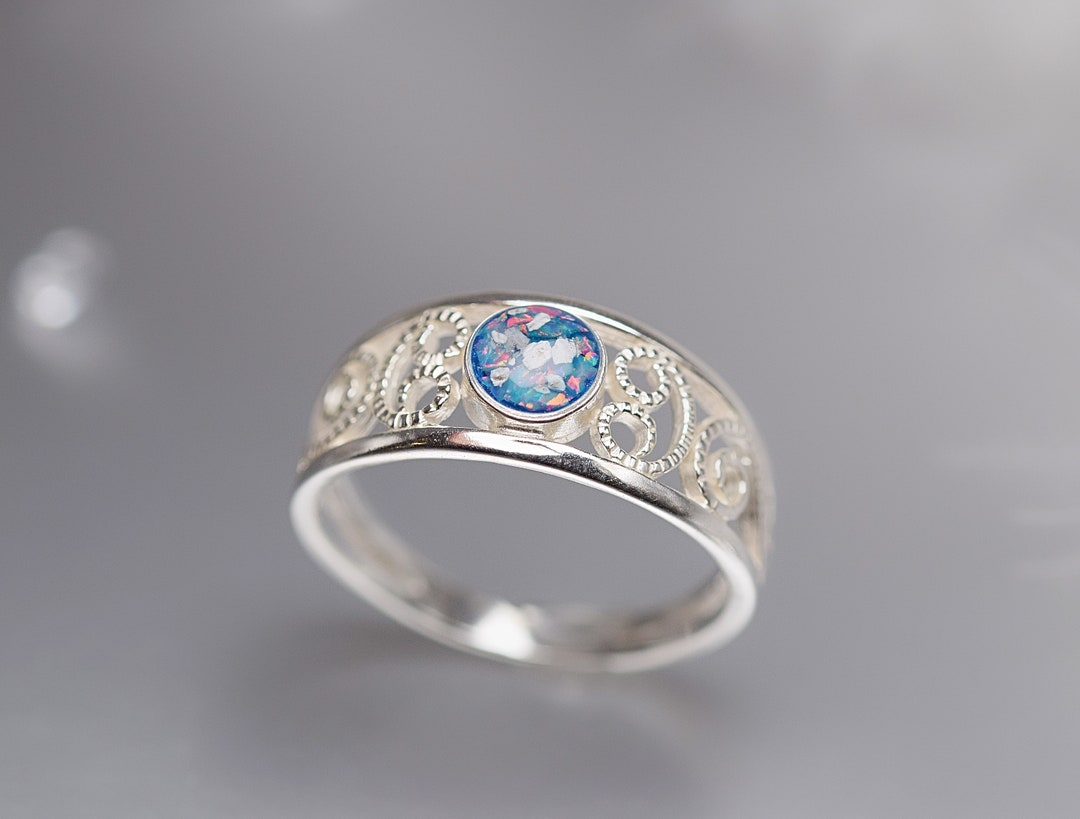 Cremation Ashes & Memorial Ring - Etsy
