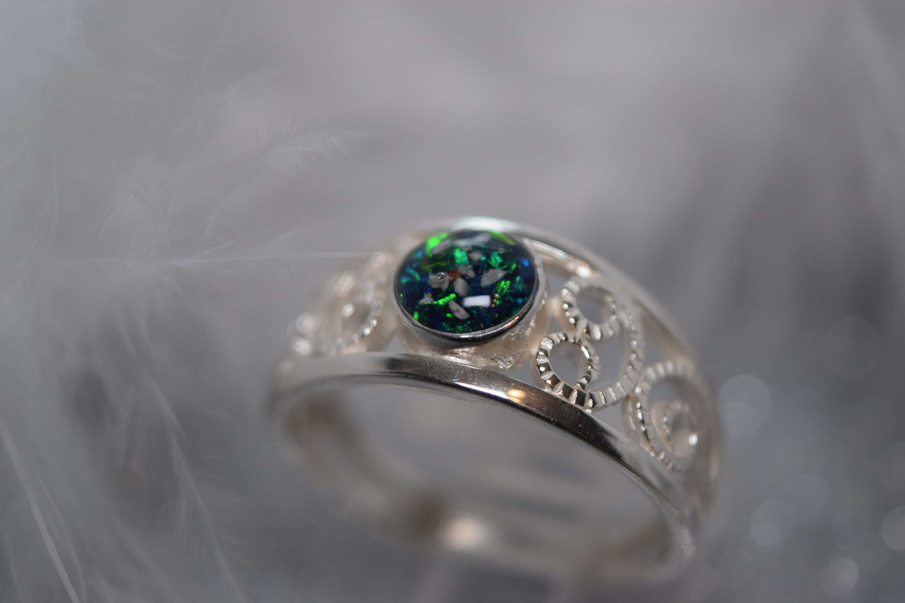 Cremation Ashes & Memorial Ring - Etsy