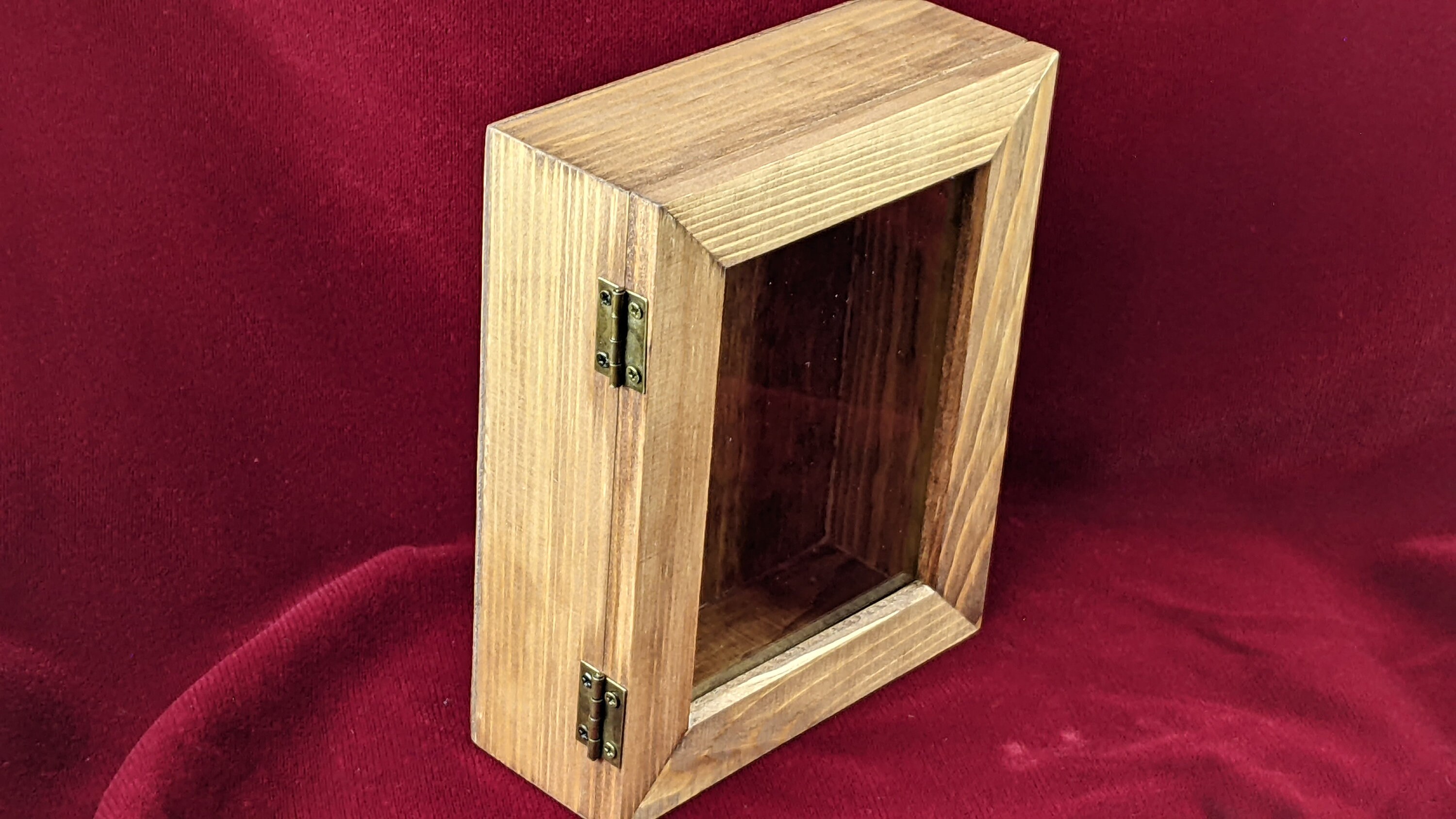 Wood and Real Glass Shadow Box Includes Hardware to Hang - Etsy