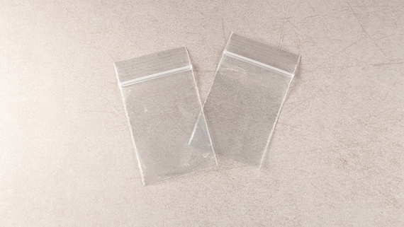 100 Plastic Poly Bags 2 Mil Thick 2 X 1.5 Inch | Etsy