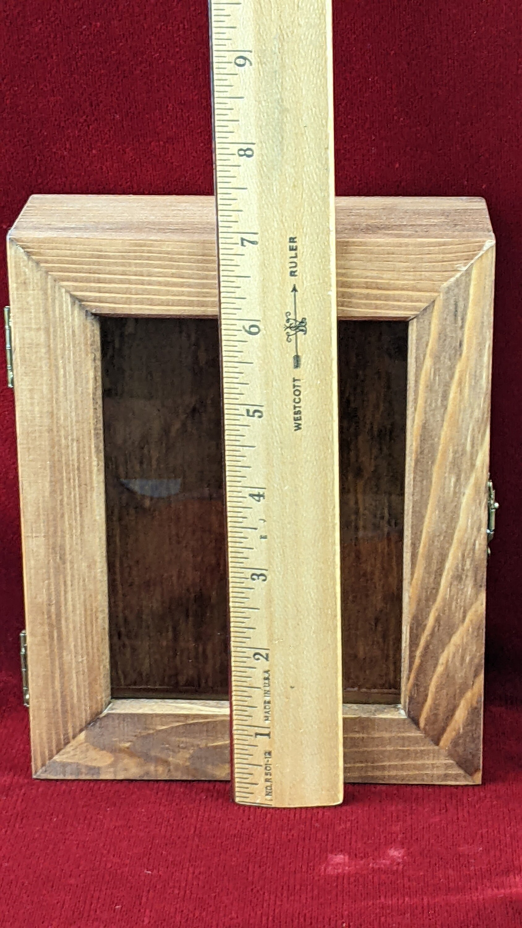 Wood and Real Glass Shadow Box Includes Hardware to Hang - Etsy