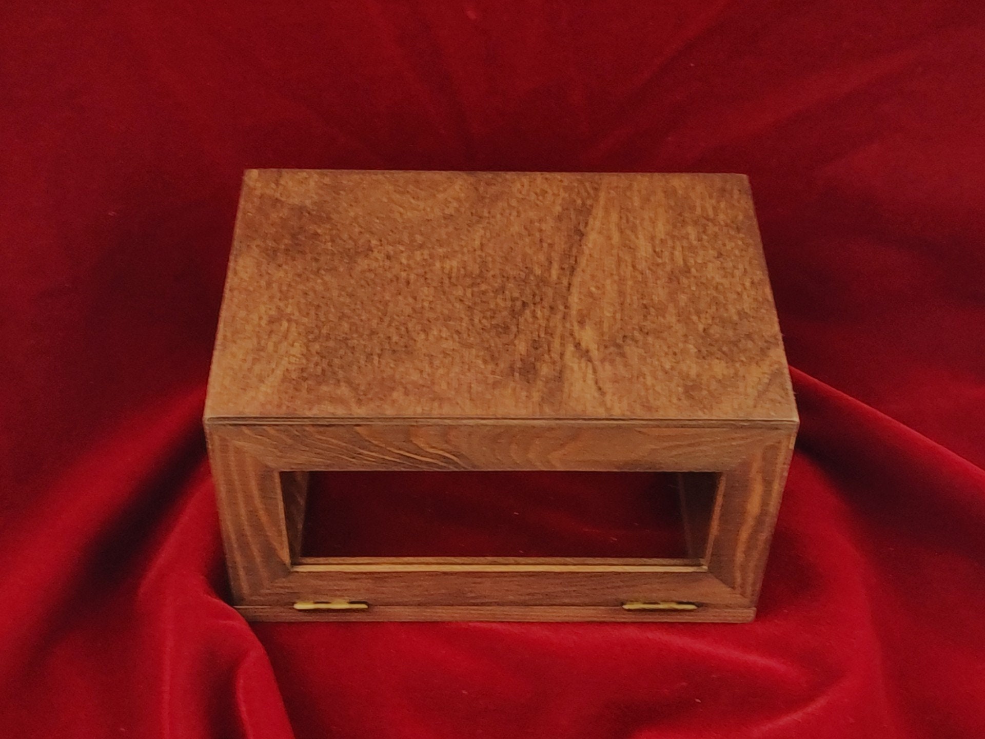 Wood Display Case a Box With Real Glass Sides Vintage Look - Etsy