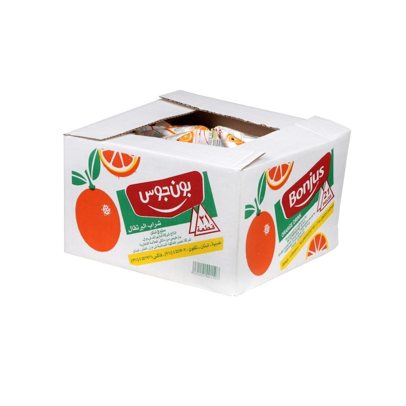 BONJUS Fruit Juice Box of 21 Packets Lebanese Drink Mango | Etsy